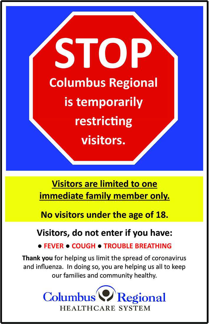 President toughens COVID-19 recommendations; Columbus Regional, McLeod ...