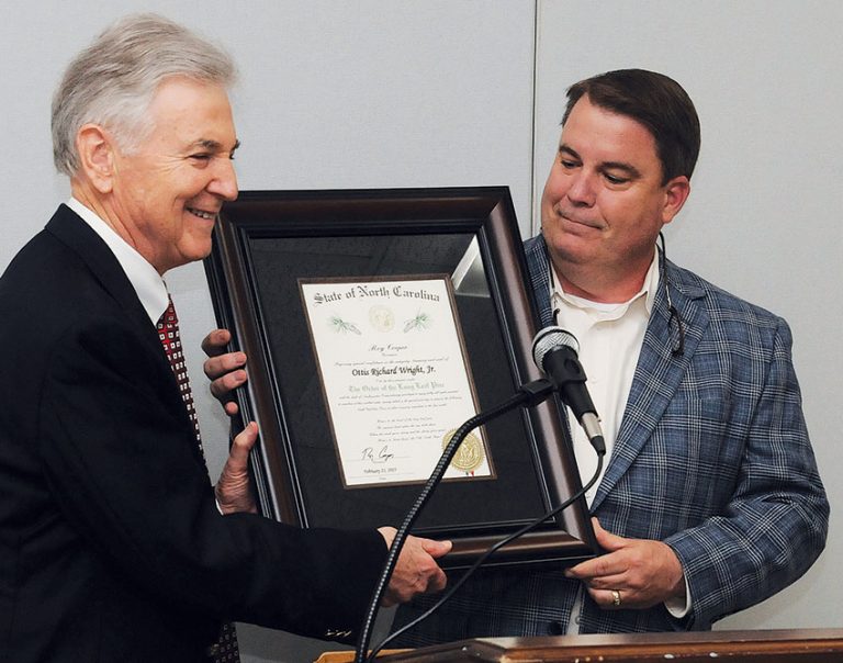Lawyer, legend Richard Wright awarded The Order of the Long Leaf Pine ...